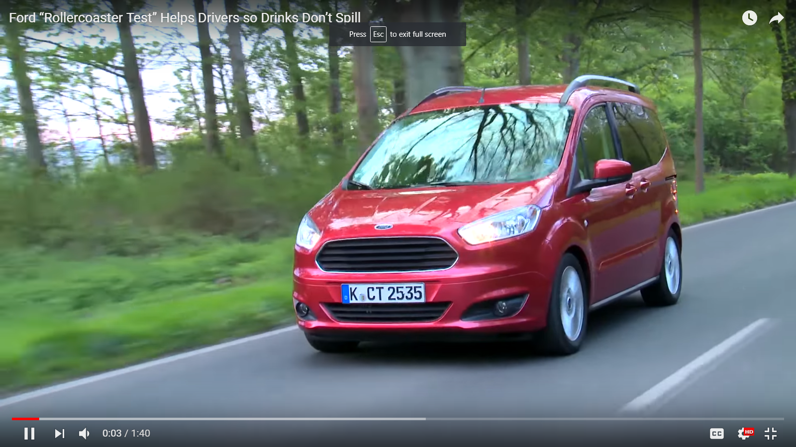 Ford's 'Rollercoaster Test' | Vehicle Dynamics International