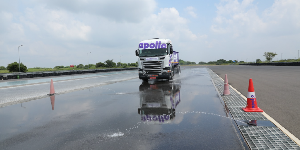 Apollo opens India's first wet-grip test track | Vehicle Dynamics ...