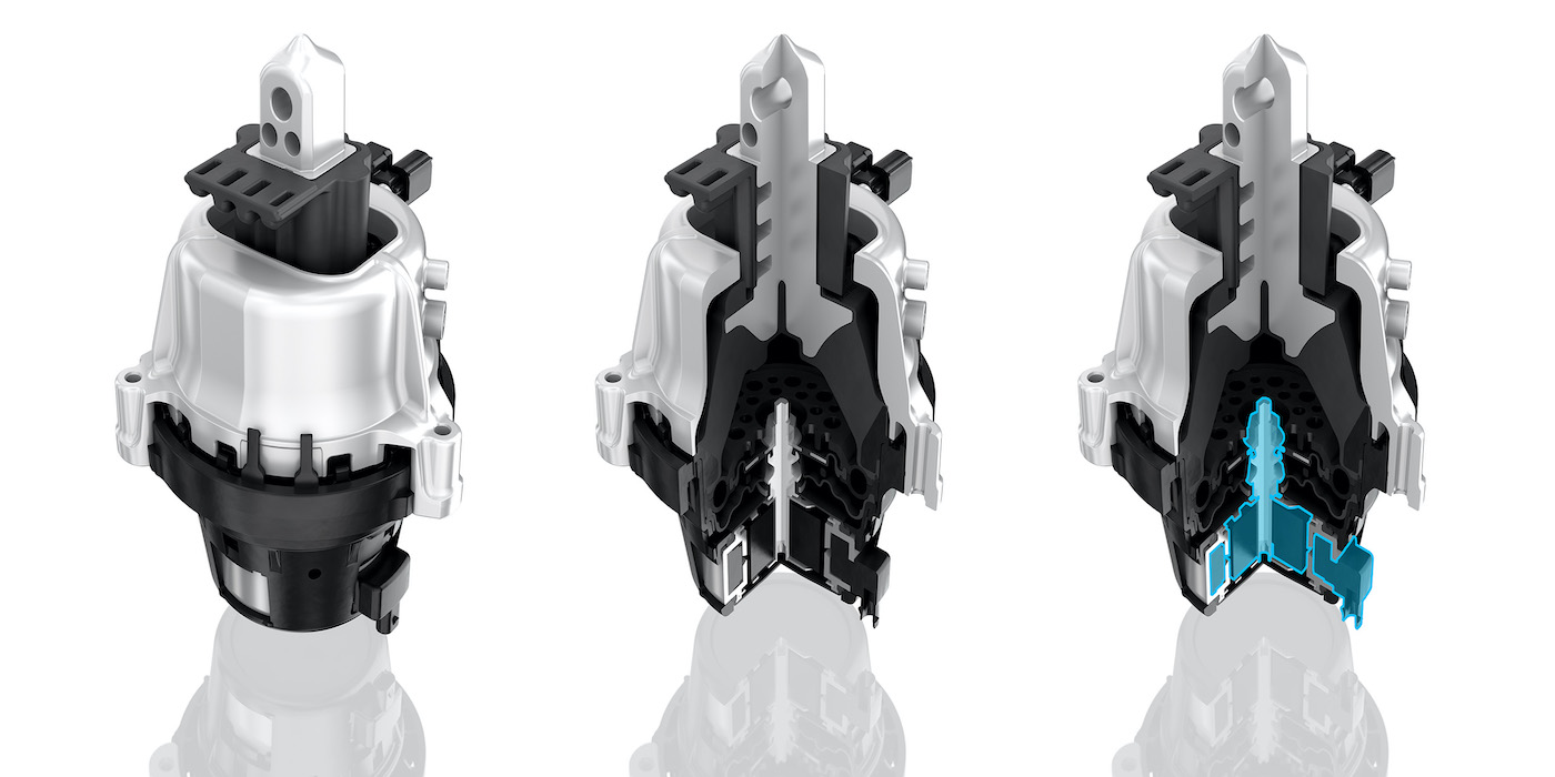 Active hydraulic mount reduces noise and neutralises vibration ...