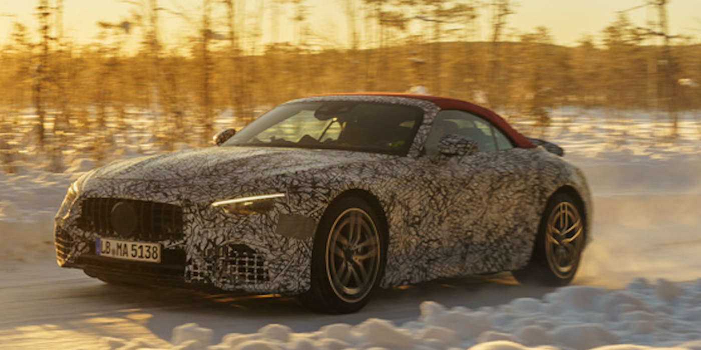 In pictures: Final winter development drives of the Mercedes-AMG SL ...