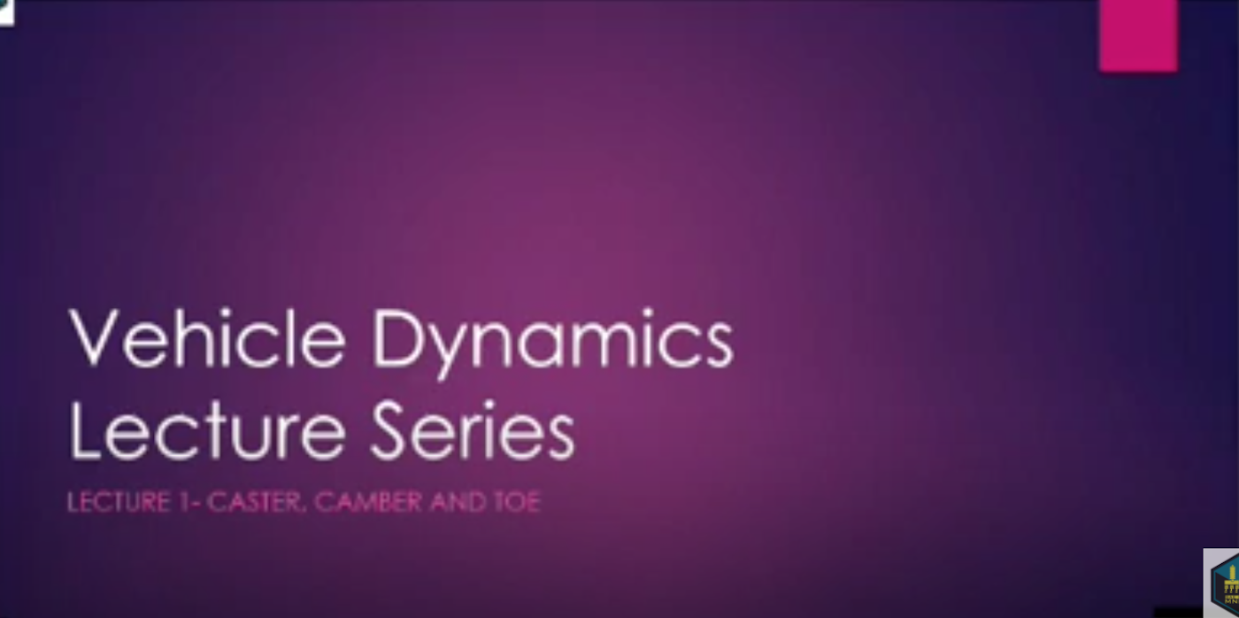 SAE India vehicle dynamics lecture | Vehicle Dynamics International SAE India vehicle dynamics lecture | Vehicle Dynamics International