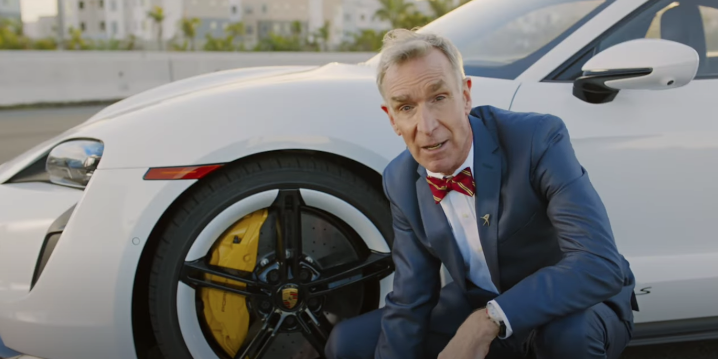 Bill Nye explains the Taycan's regenerative braking | Vehicle Dynamics ...
