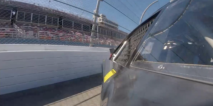 An autonomous NASCAR crash test | Vehicle Dynamics International