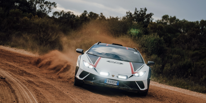 Driving the Lamborghini Huracán Sterrato off-road at Nardò | Vehicle Dynamics International